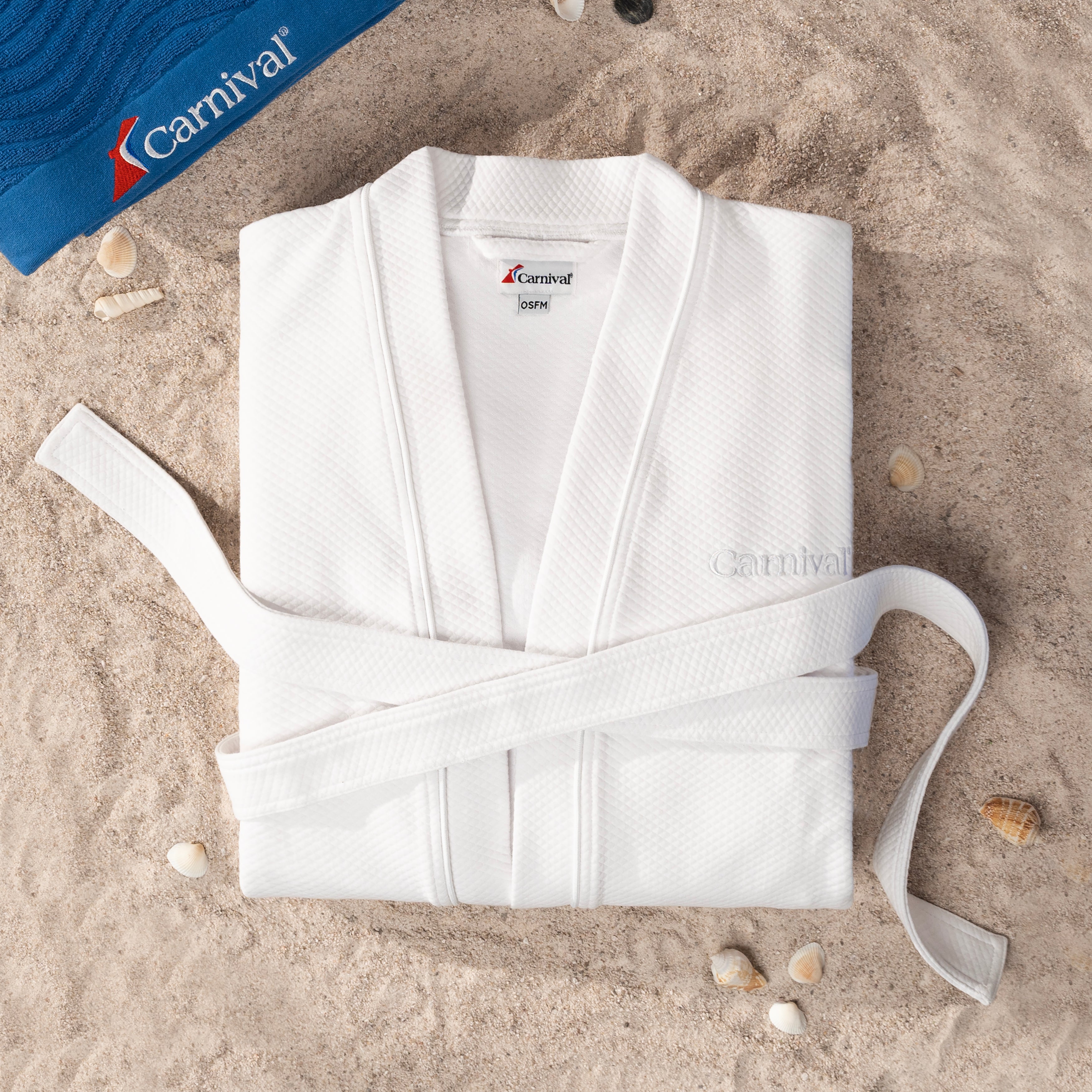 Carnival Home™️ Signature Cruise White Robe – Carnival Home by Carnival ...